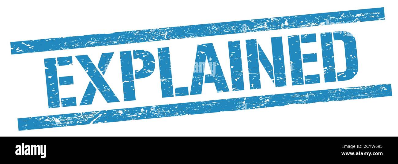 Explained stamp Cut Out Stock Images & Pictures - Alamy