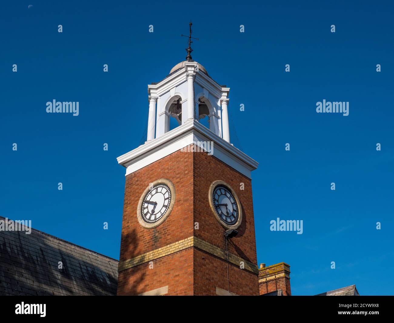 Clock Tower, St Paul’s Clockhouse, Wokingham, Berkshire, England, UK ...