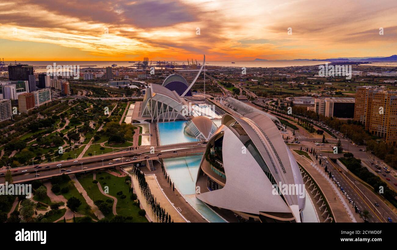 City of art and science Stock Photo - Alamy