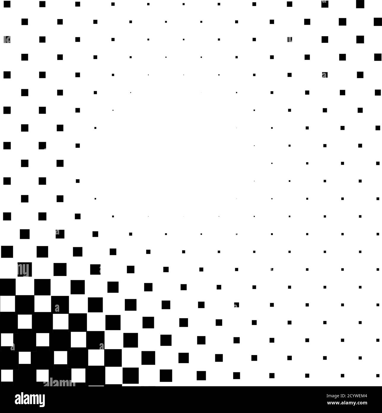 Squares halftone geometric background pattern and texture vector ...