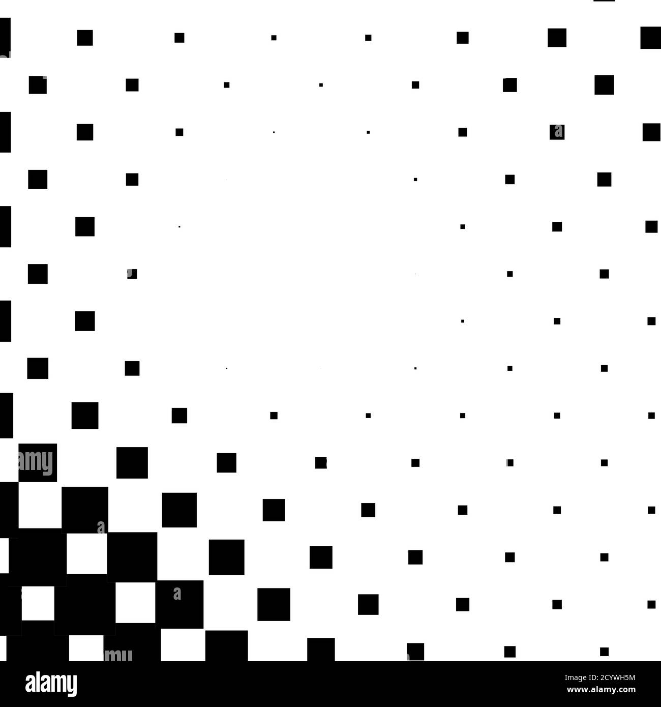 Squares halftone geometric background pattern and texture vector ...