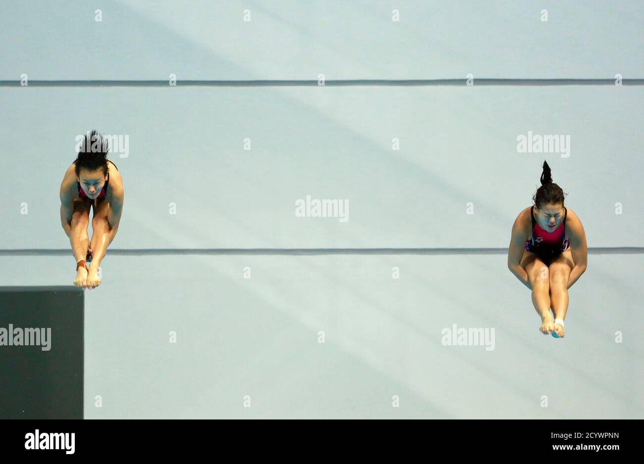 3m springboard synchronized hi-res stock photography and images - Alamy