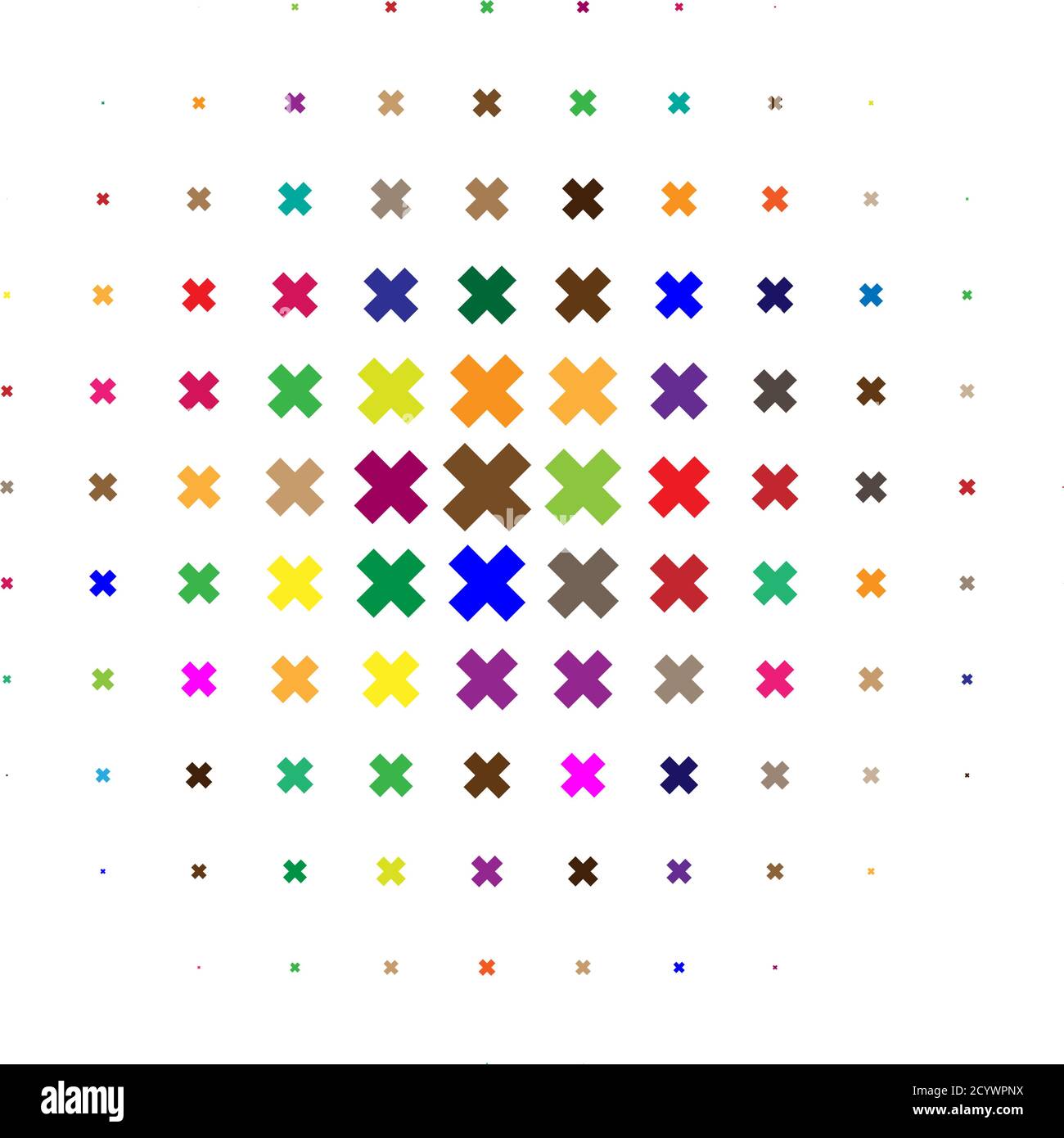 Circle made of plus, cross marks, signs Stock Vector Image & Art - Alamy