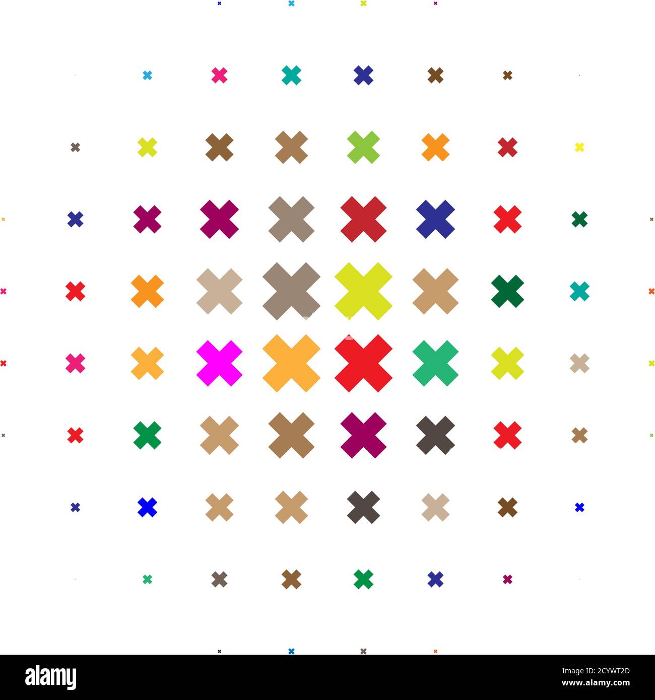 Circle made of plus, cross marks, signs Stock Vector Image & Art - Alamy