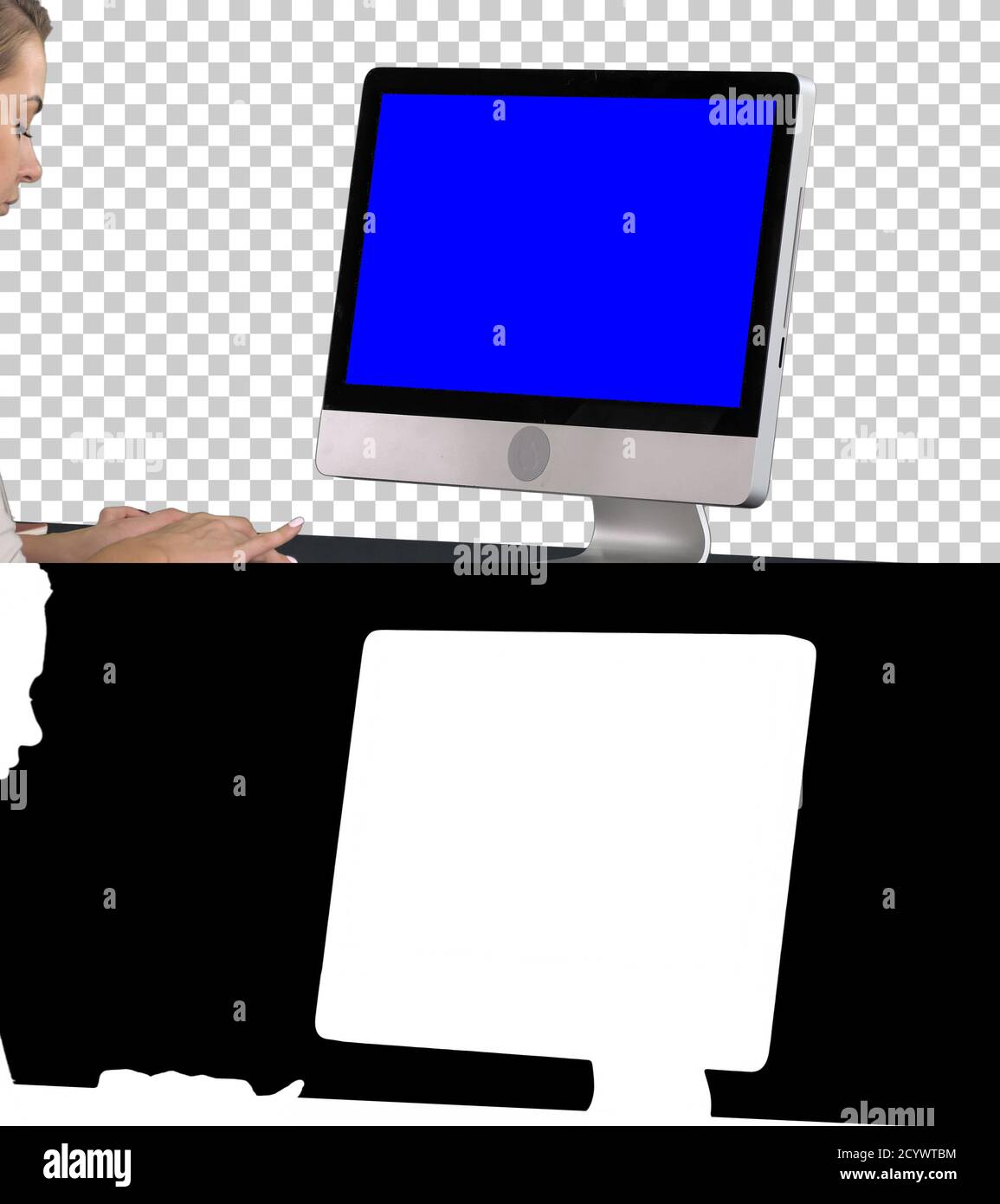 Alpha channel screen hi-res stock photography and images - Alamy