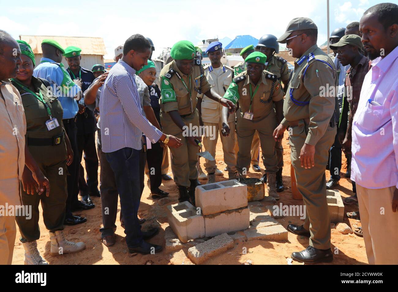 Mohamed Ibrahim Yusuf, the district commissioner and the mayor of ...