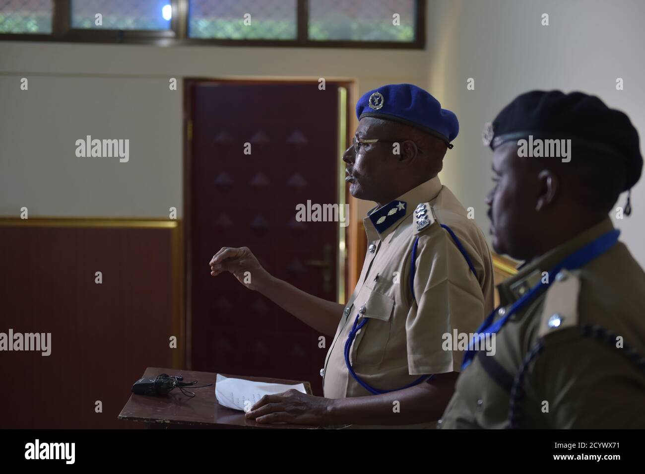 The Director of Training in the Somali Police Force (SPF), Brigadier ...