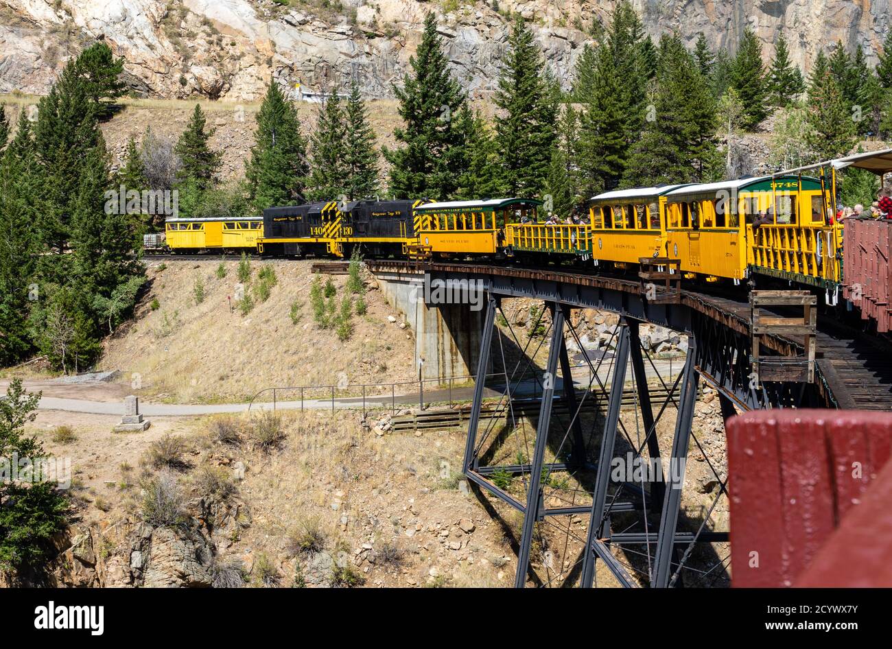 georgetown, Colorado/USA - September 10, 2020: Georgetown Loop Railroad ...