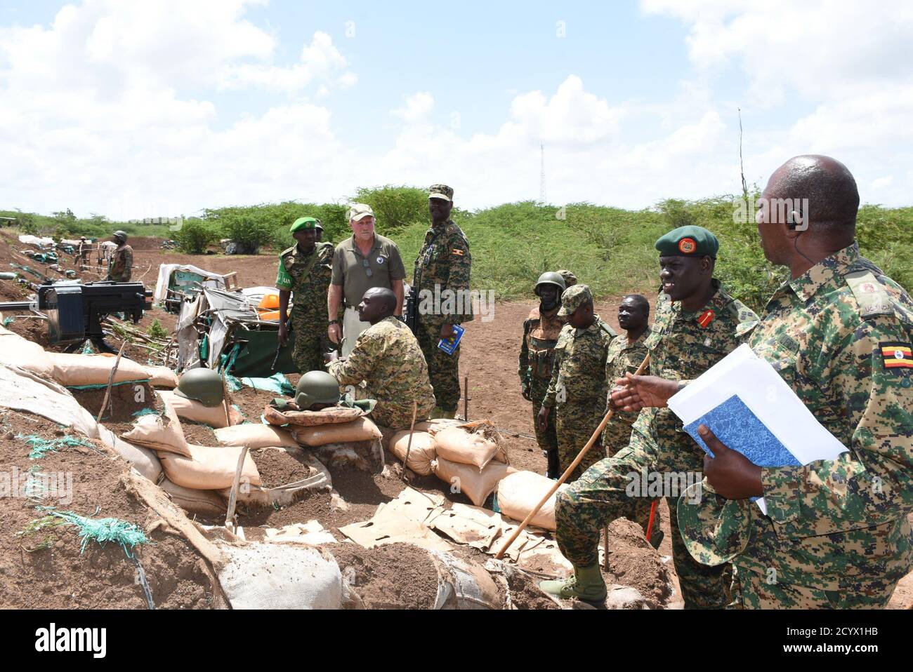 On August 11, 2018, Brigadier General Paul Lokech, AMISOM Sector One ...