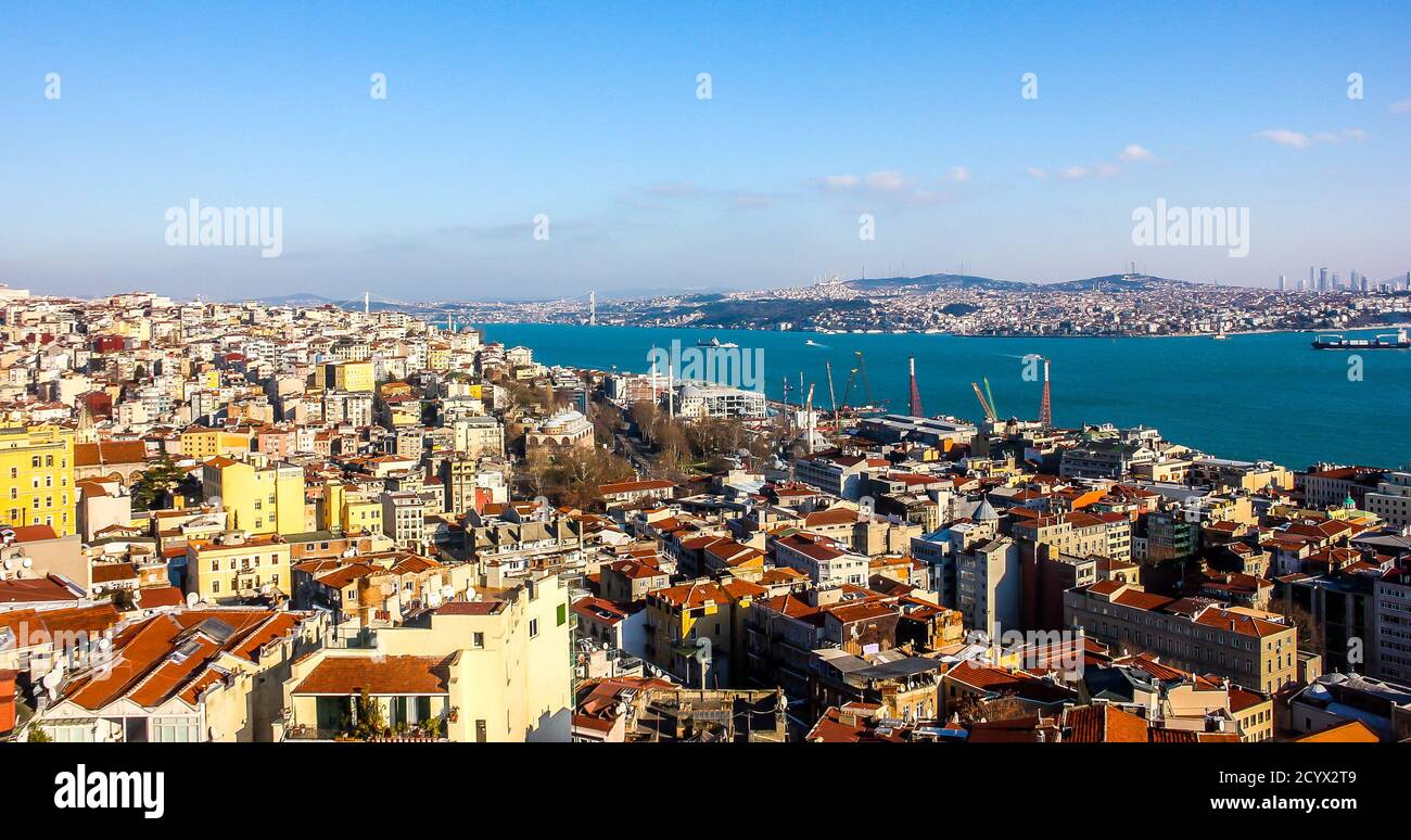 Istanbul panoramic rooftop view hi-res stock photography and images - Alamy