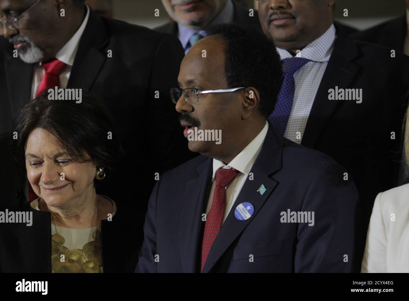 The President of Somalia, H.E. Mohamed Abdullahi Mohamed Farmaajo ...