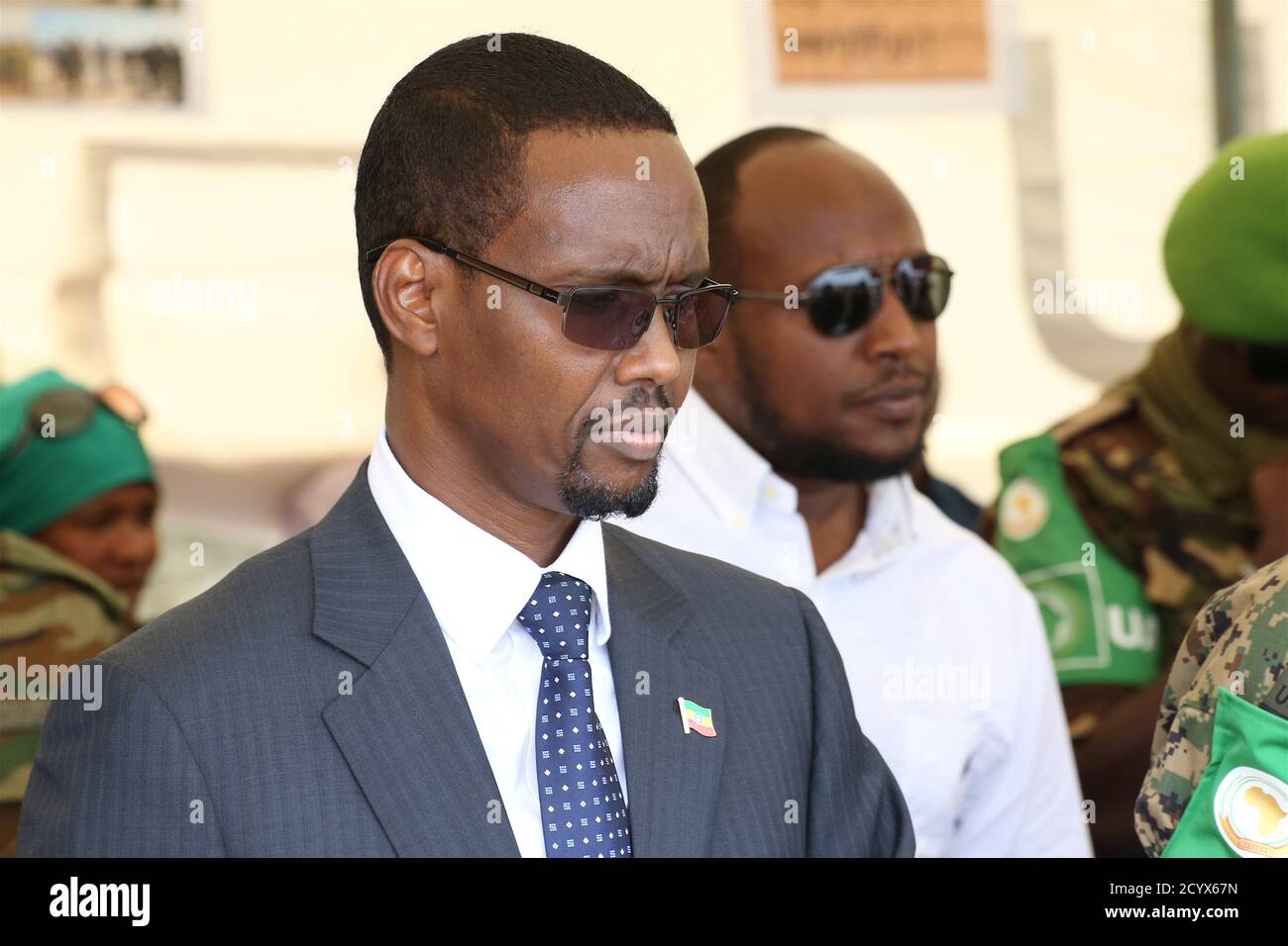 Jamaluddin Mustafa Omar, the Ambassador of Ethiopia to Somalia, attends ...
