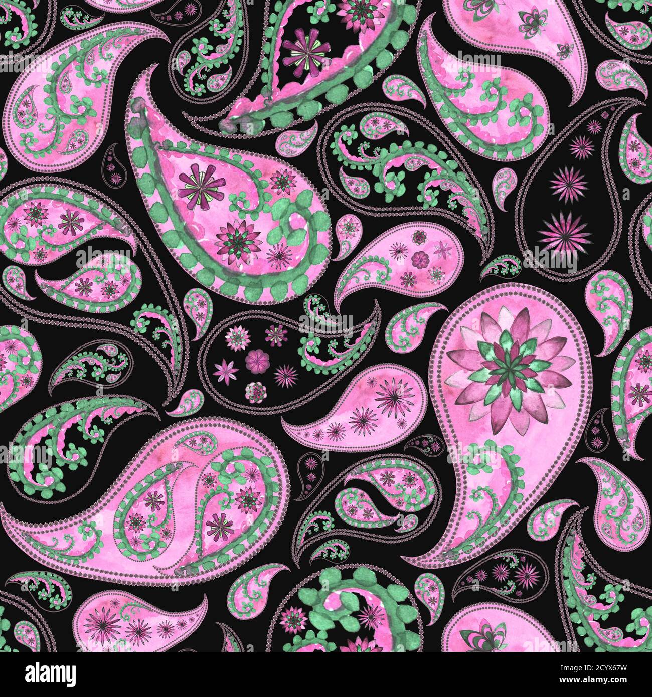 Pink Paisley Pattern