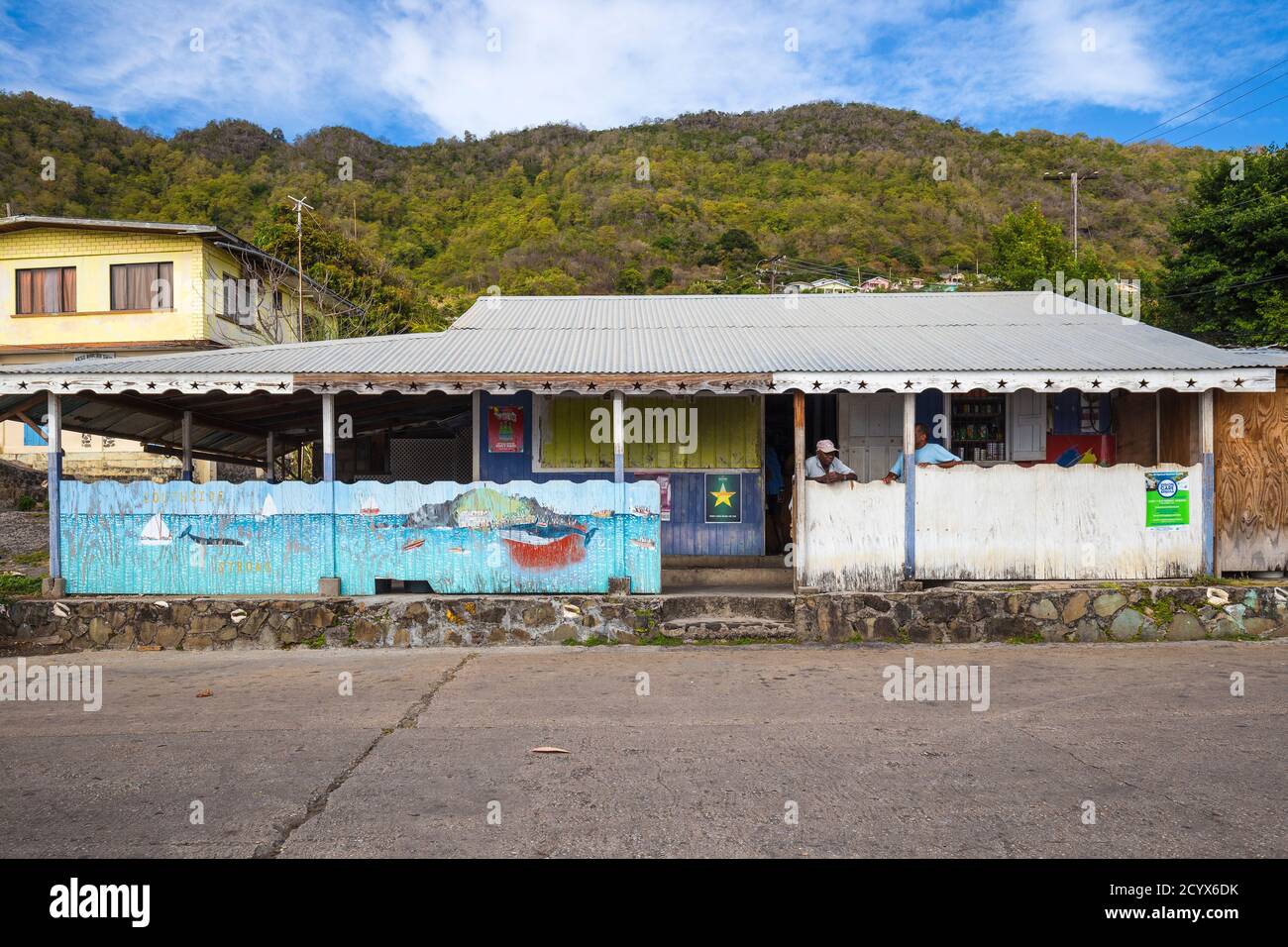 St Vincent and The Grenadines, Bequia, Fshing village of Paget Farm ...