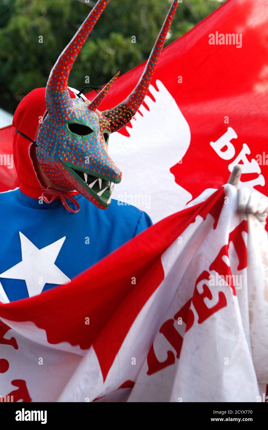 Puerto rico flag on flag hi-res stock photography and images - Alamy