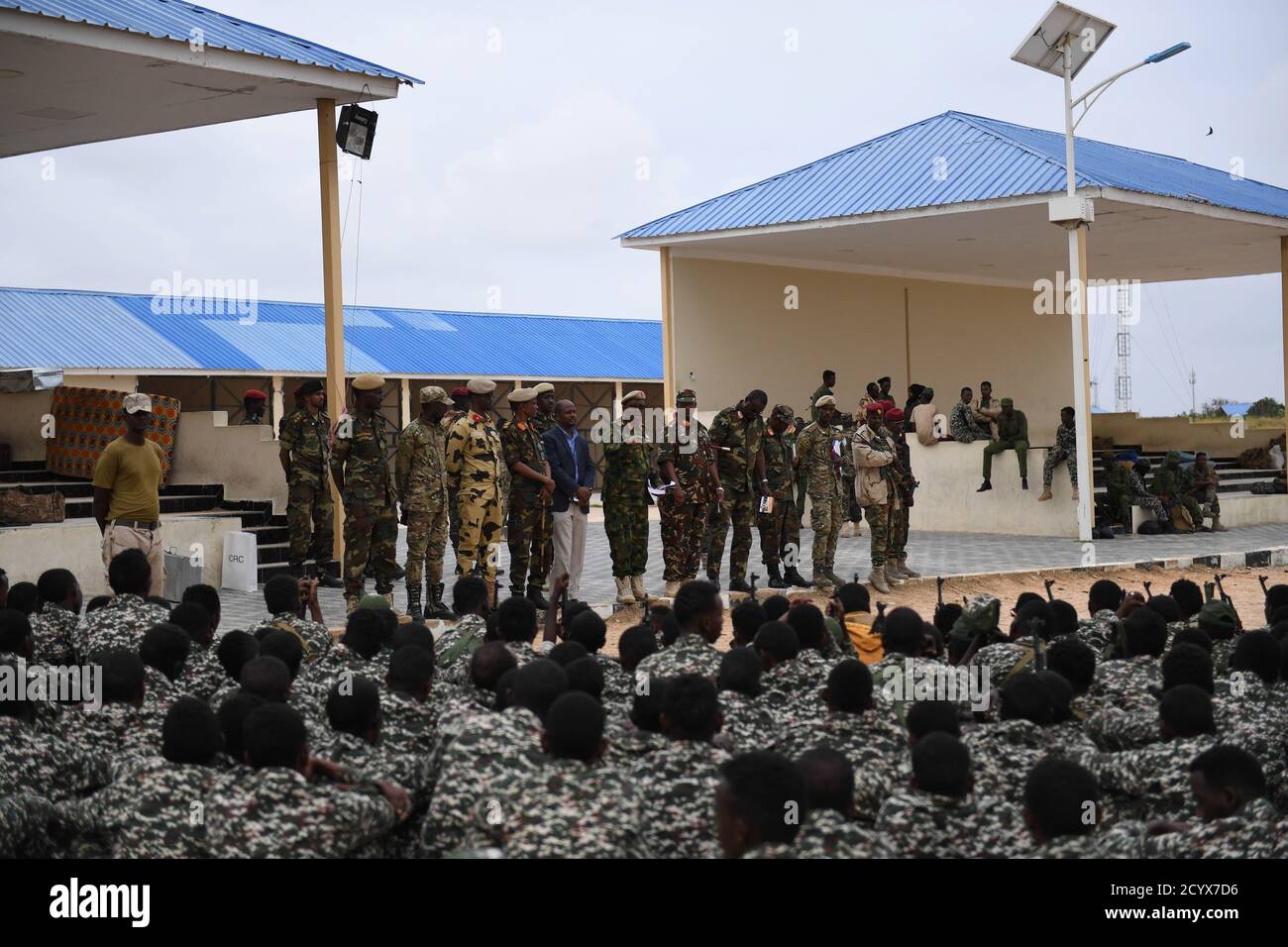On August 13, 2018, Somali National Army soldiers at the Gen. Gordon ...