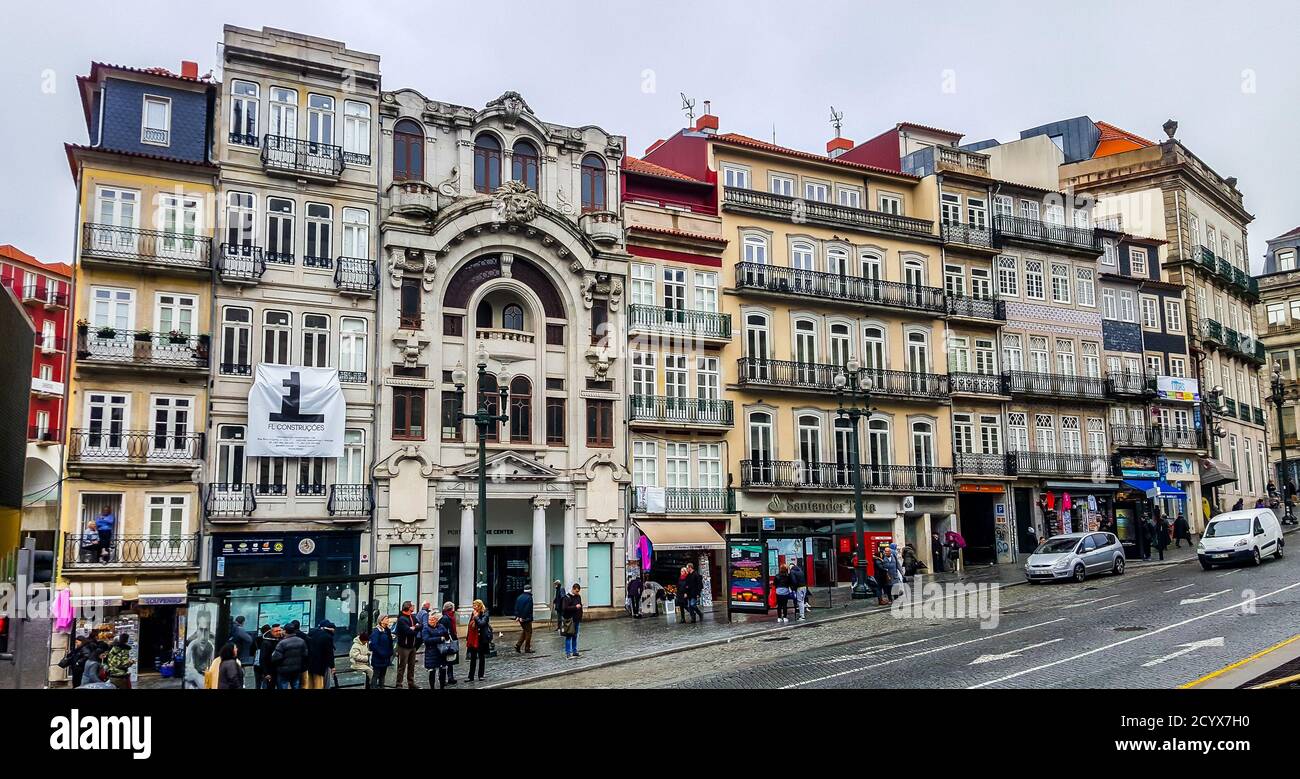Porto street view hi-res stock photography and images - Alamy