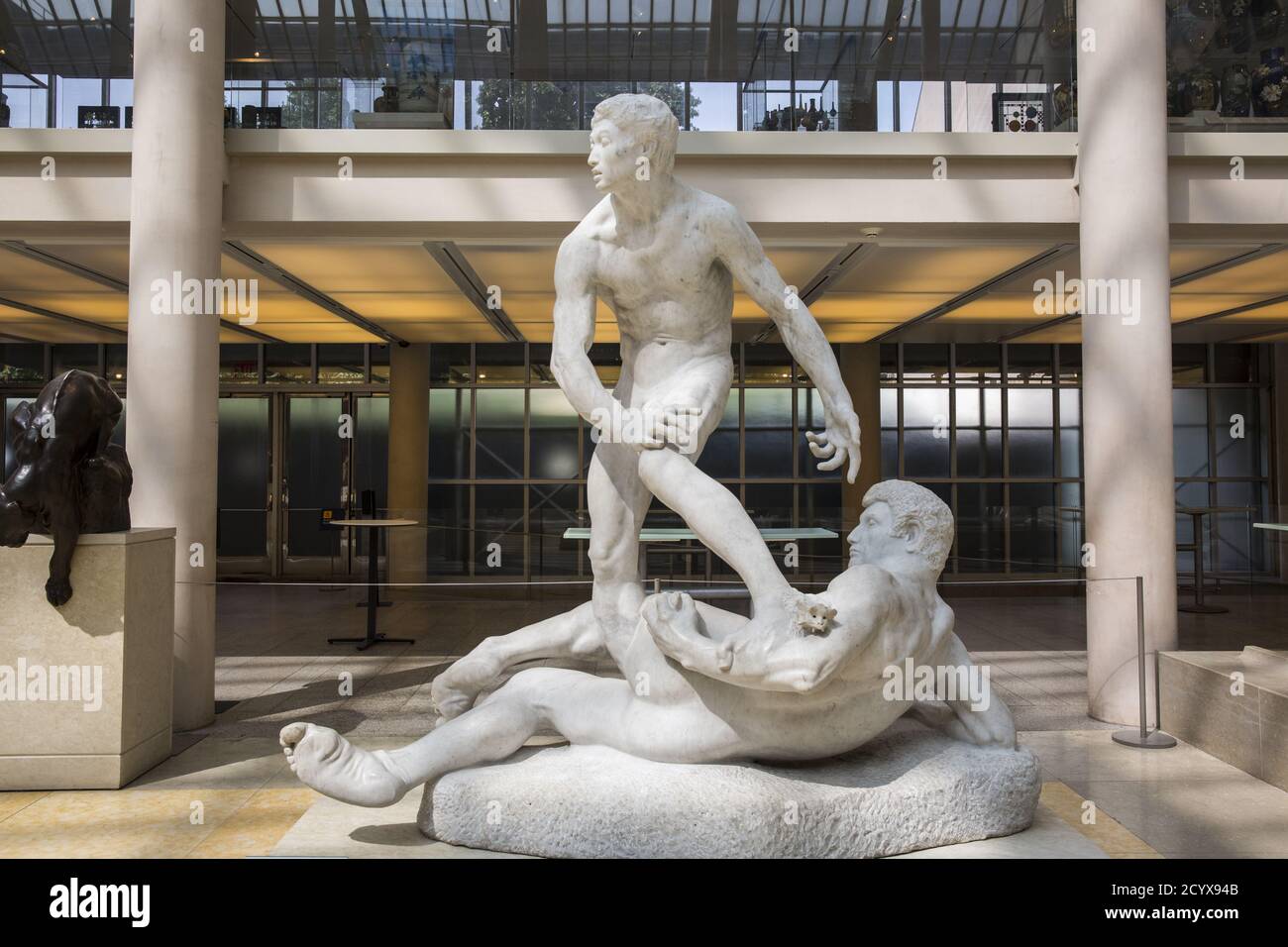 "Struggle of the Two Natures in Man," marble, 1888,George Gray Barnard ...