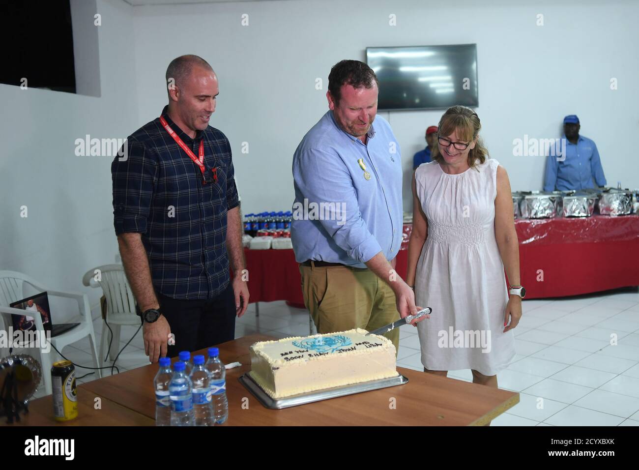 On October 3, 2018, outgoing UNMAS staff members John Aherne, Seamus ...