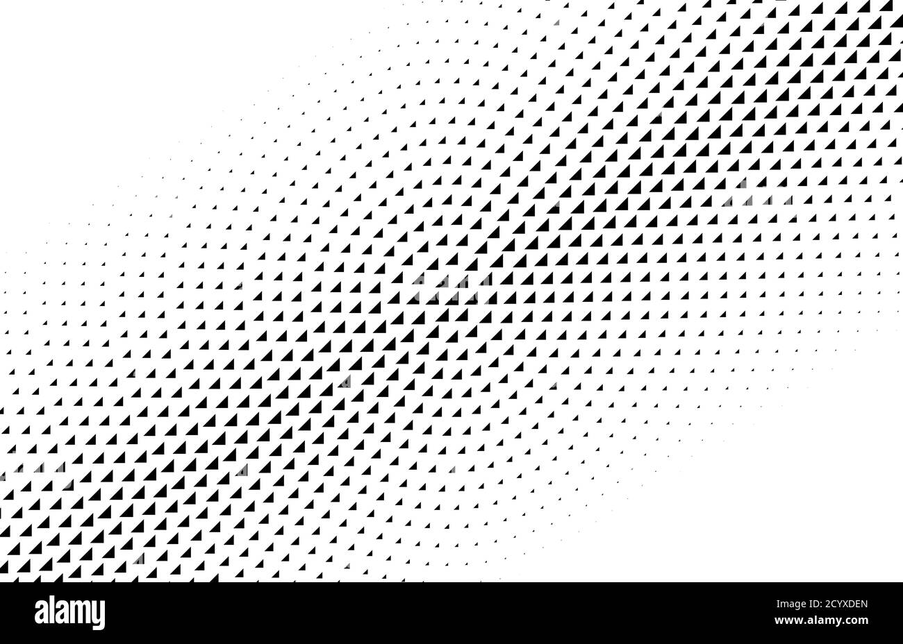 Triangles halftone vector illustration. Triangle geometric background ...