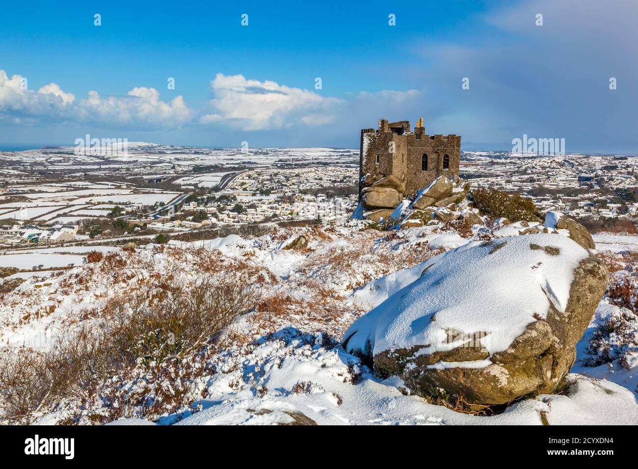 Carn brea castle hi-res stock photography and images - Alamy