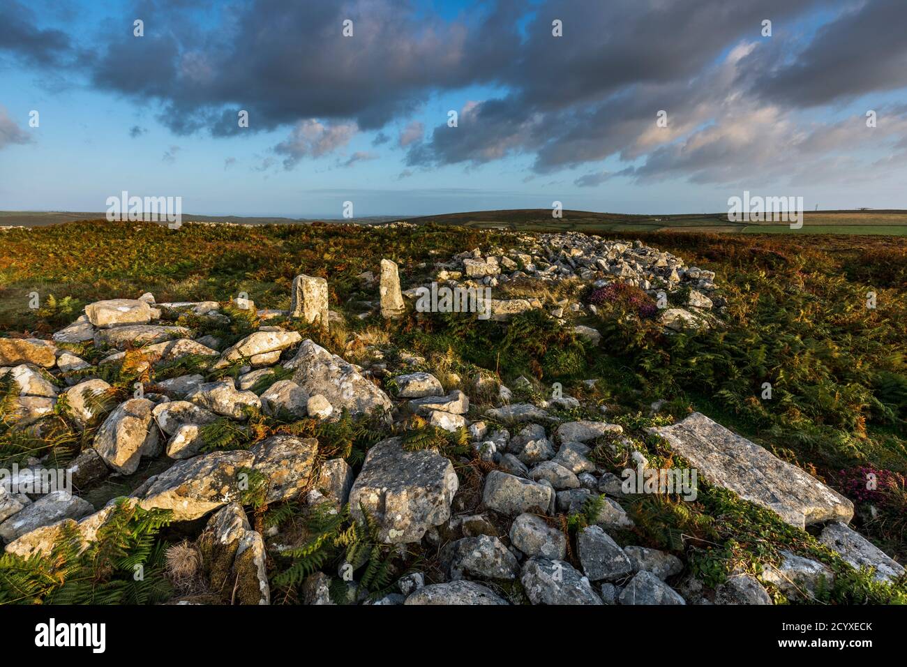 Chun Castle; Penwith; Cornwall; UK Stock Photo - Alamy