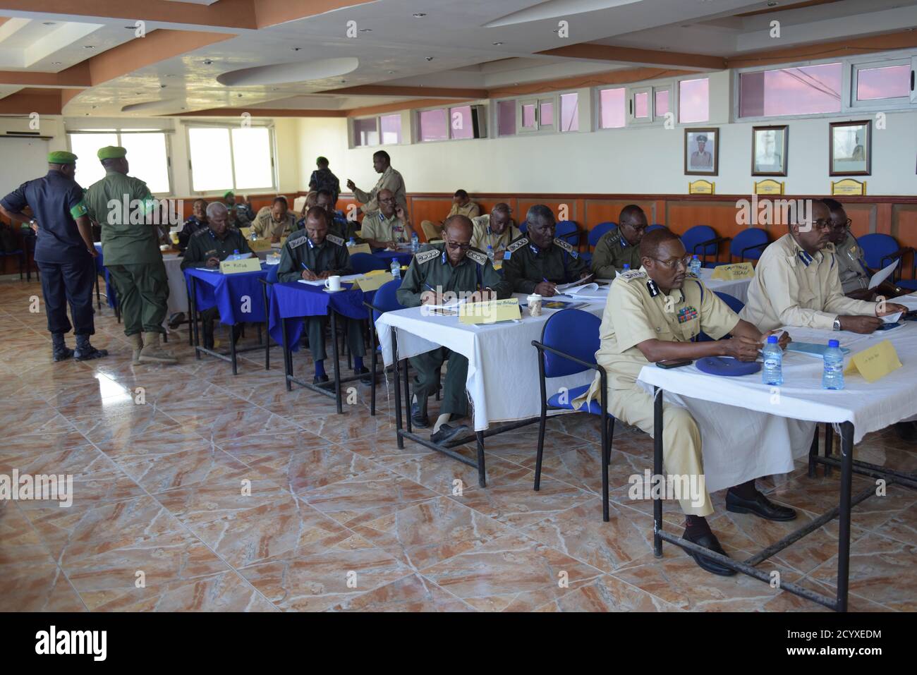 On October 21, 2018, senior officers of the Somali Police Force ...