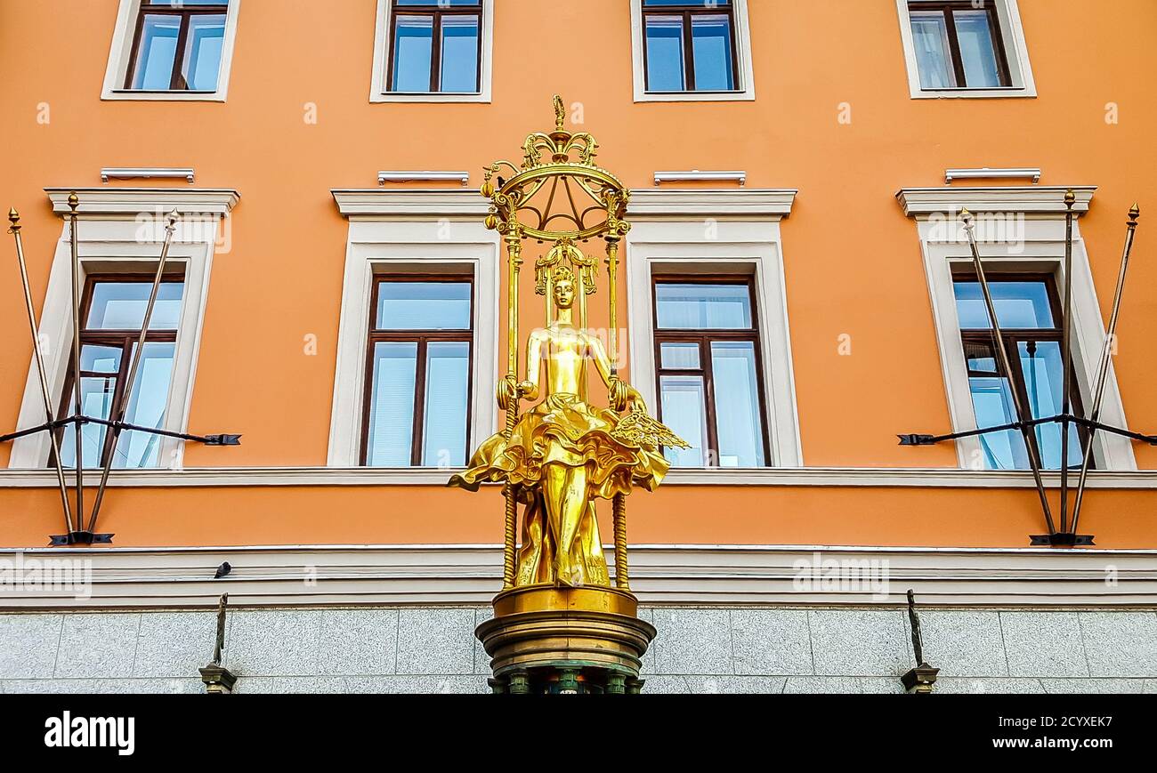 Fountain-monument "Princess Turandot" in front of the Vakhtangov ...