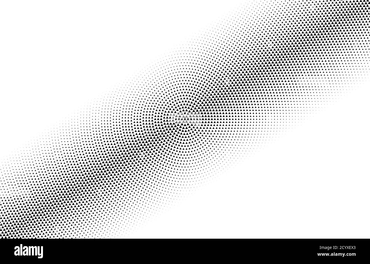 Triangles halftone vector illustration. Triangle geometric background ...