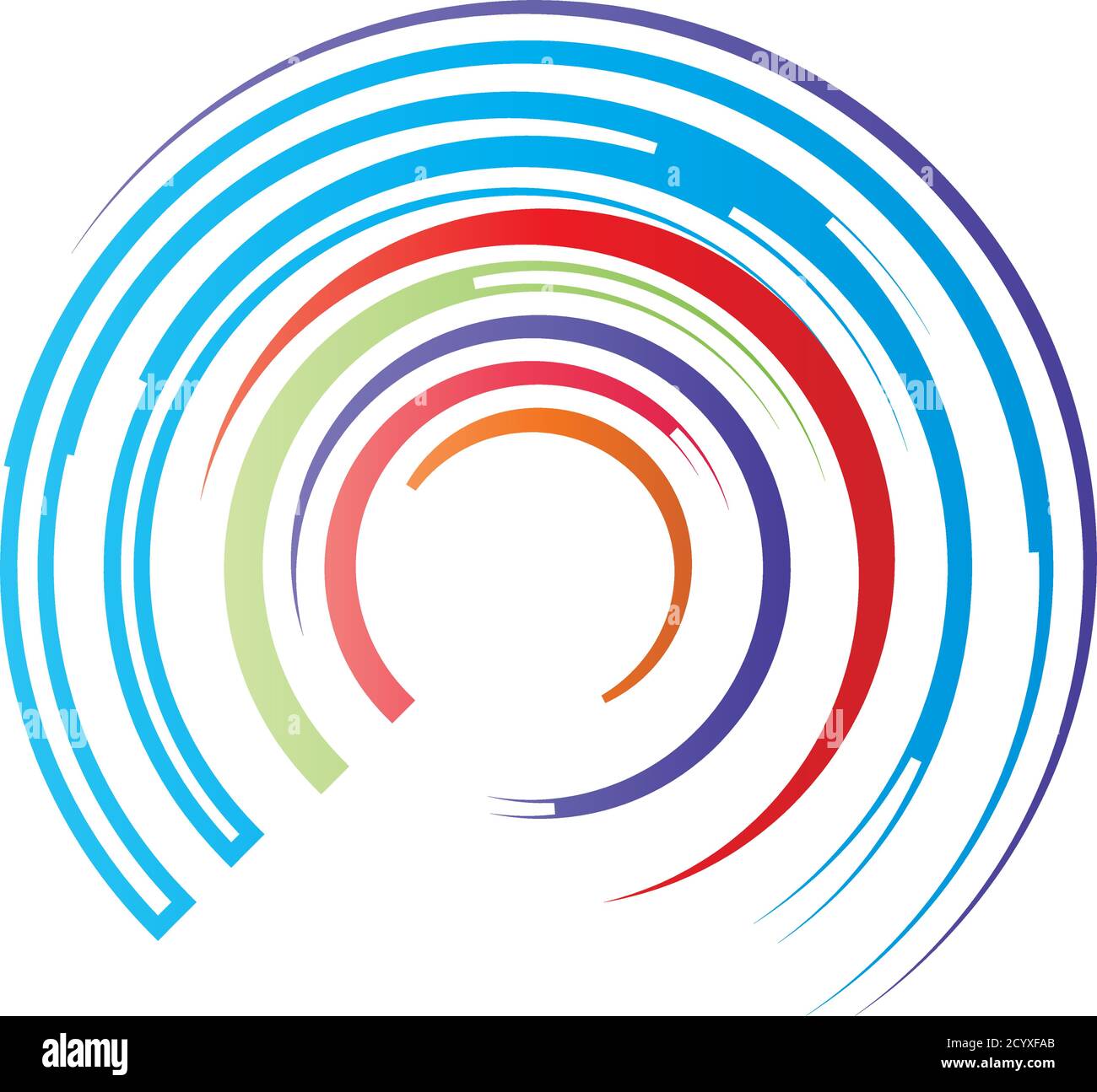 Circular spiral, swirl, twirl circle vector illustration. Radial ... Circular spiral, swirl, twirl circle vector illustration. Radial ...