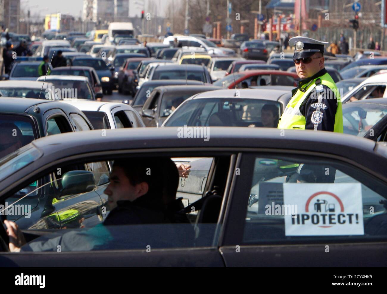 Traffic policeman bulgaria hi-res stock photography and images - Alamy
