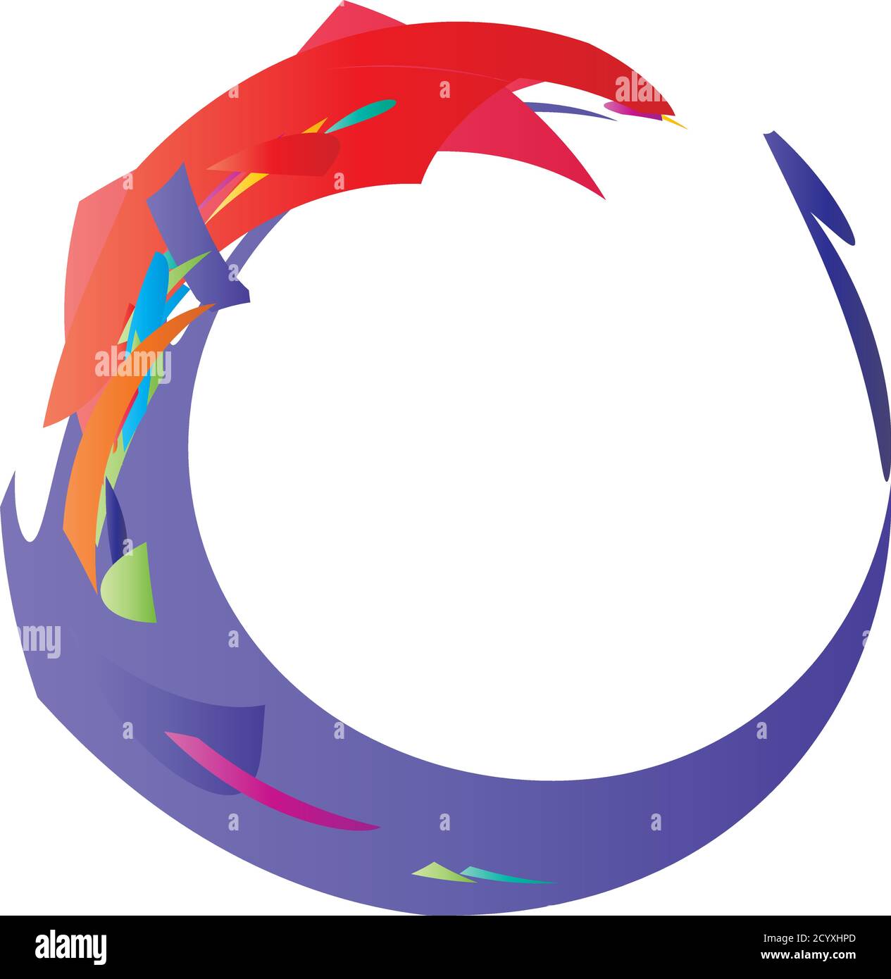 Circular spiral, swirl, twirl circle vector illustration. Radial ...