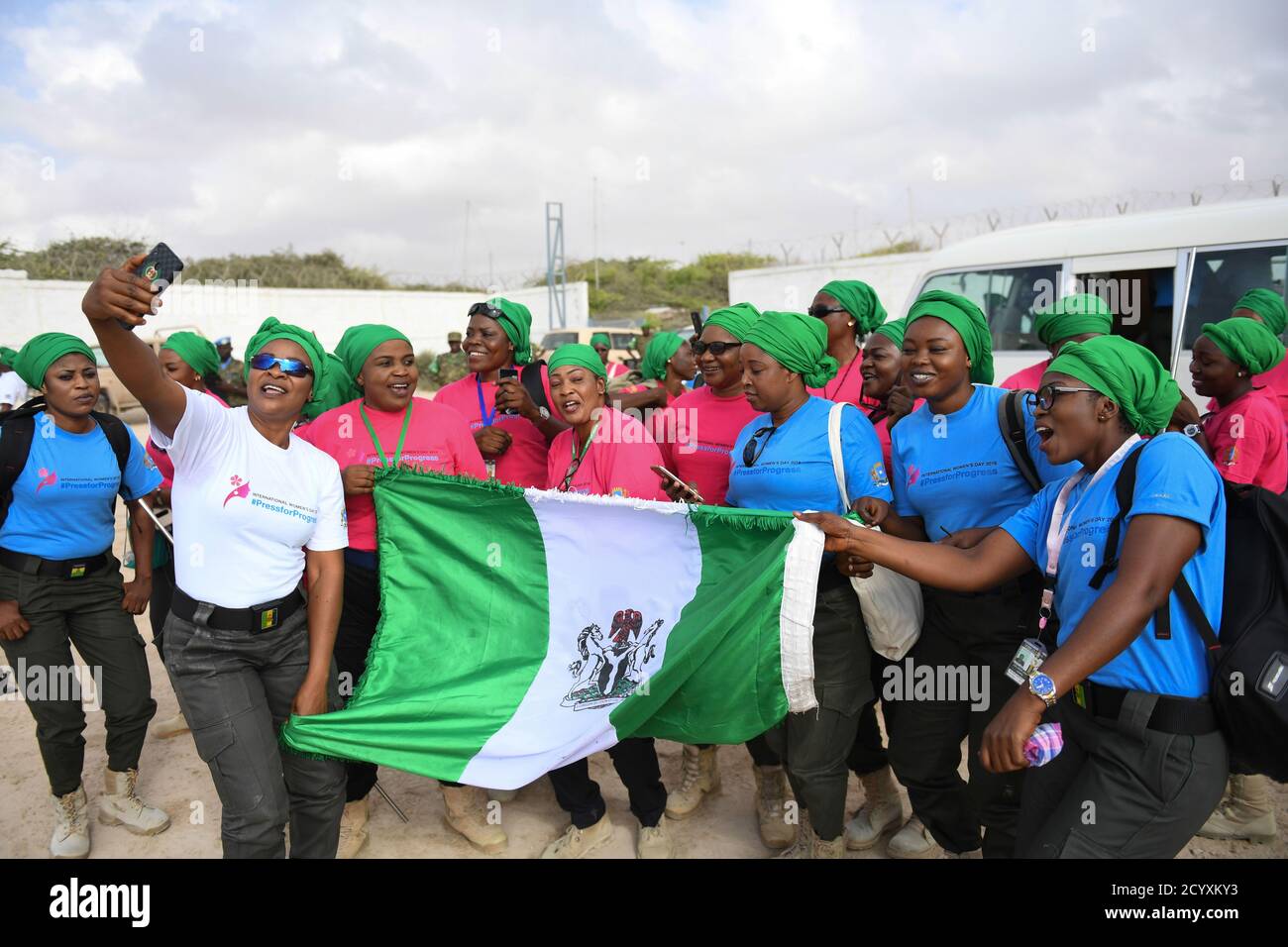 On March 8, 2018, female peacekeepers serving under the African Union ...