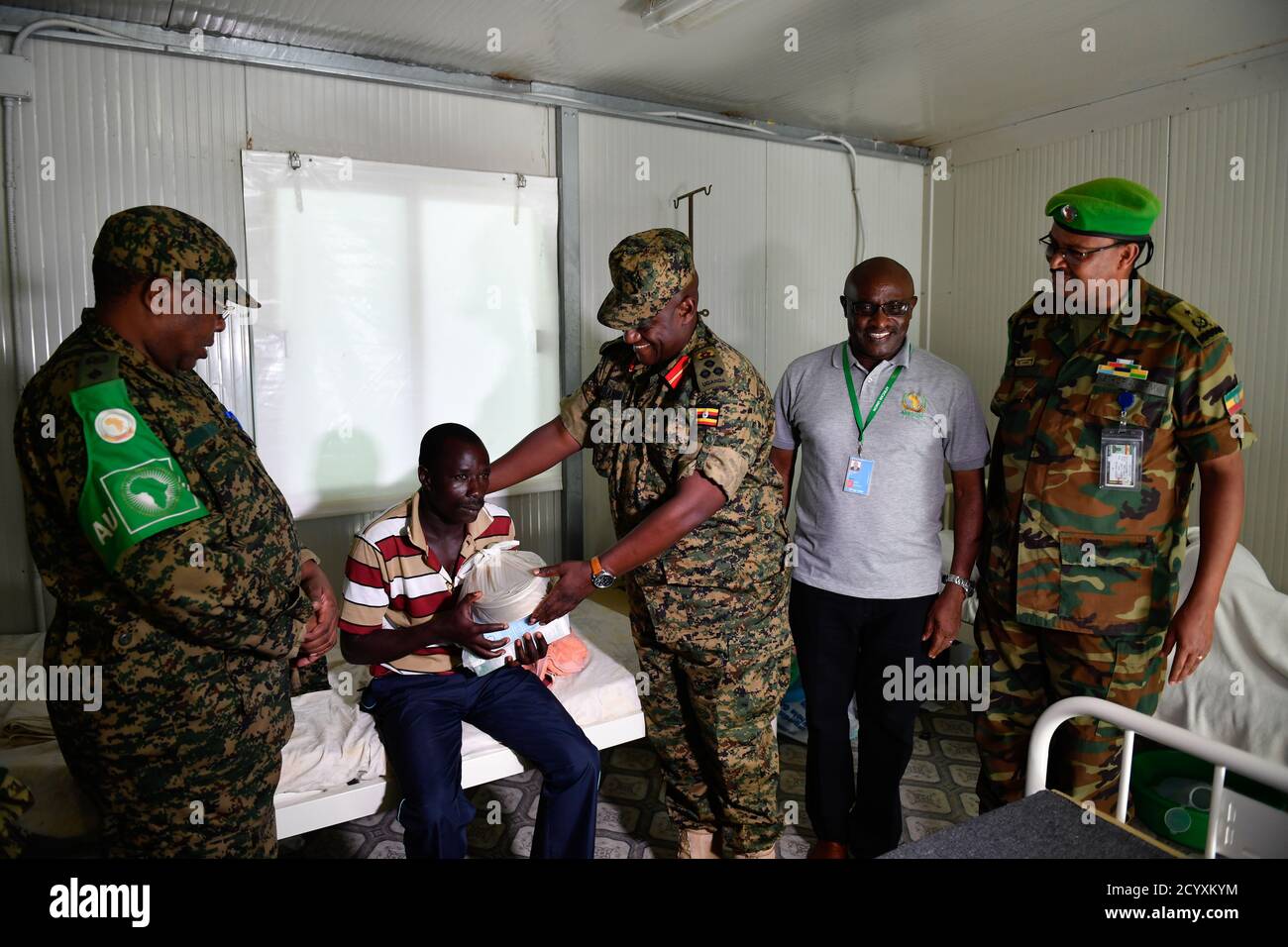 On December 26, 2018, Senior AMISOM Commanders, led by Simon Mulongo ...