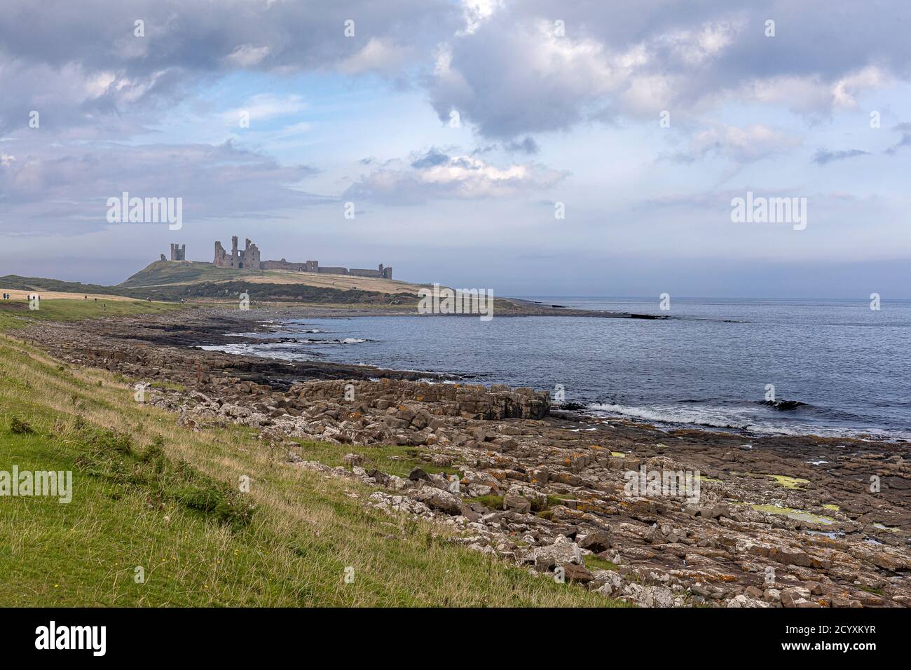 Dunstanburgh castle craster walk hi-res stock photography and images ...