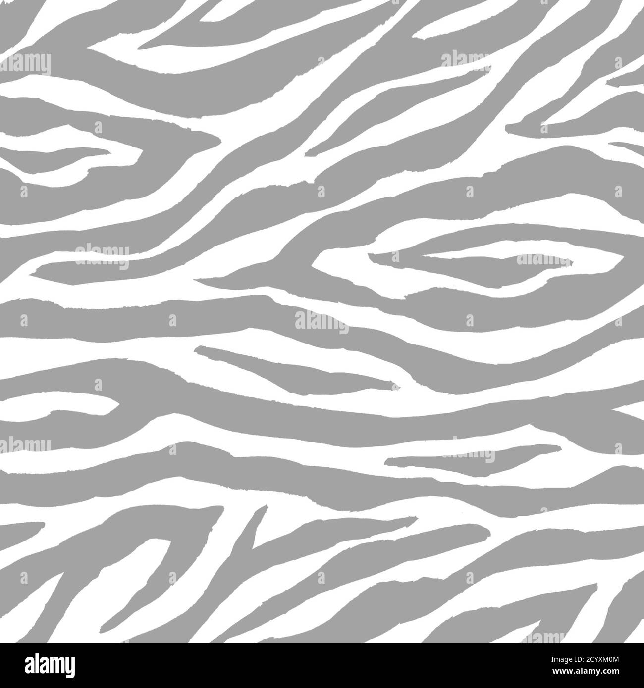 Gray and white zebra striped abstract seamless background. Watercolor ...
