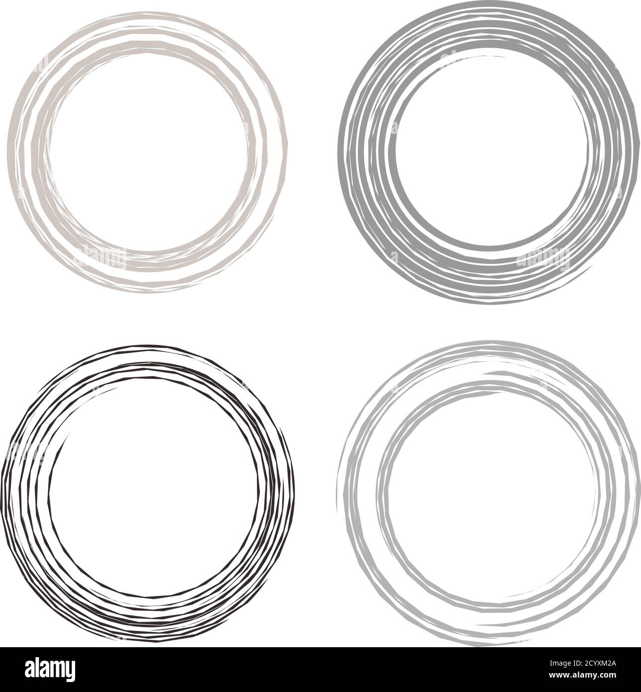 Cyber-cyberpunk, sci-fi geometric circles, rings. Hi-tech HUD elements ...