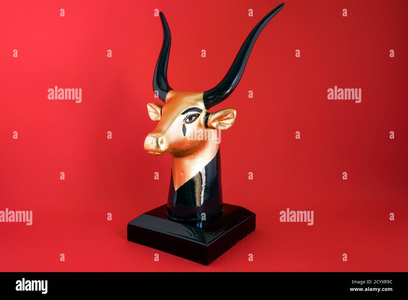 Beautiful handmade Duplicate represents the cow-headed Ancient Egyptian ...