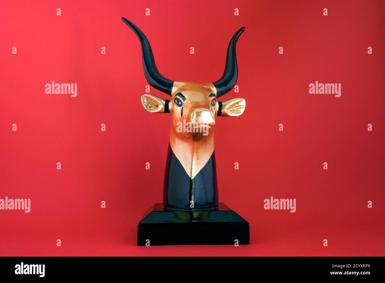 Beautiful handmade Duplicate represents the cow-headed Ancient Egyptian ...