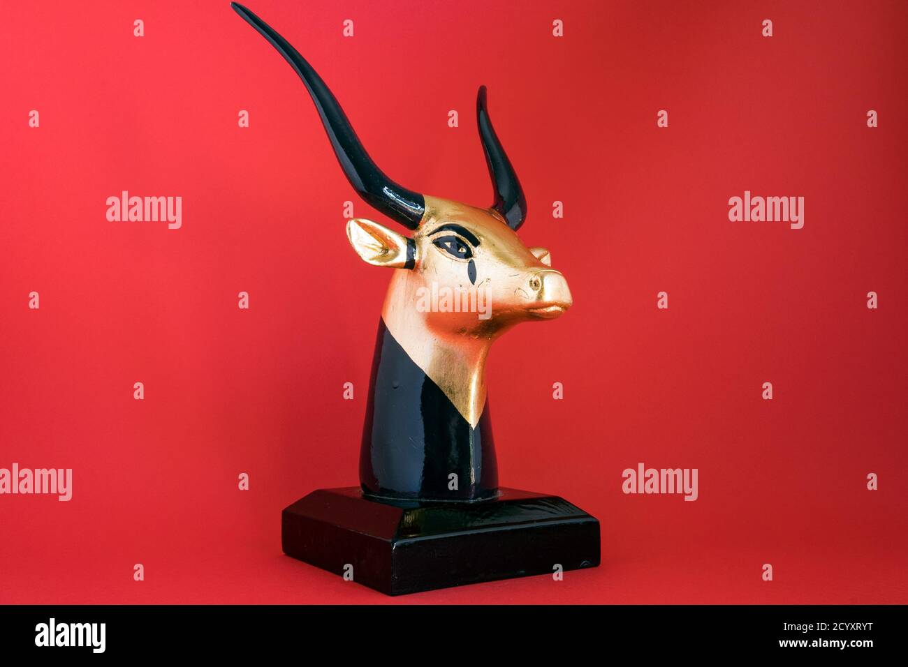 Beautiful handmade Duplicate represents the cow-headed Ancient Egyptian ...