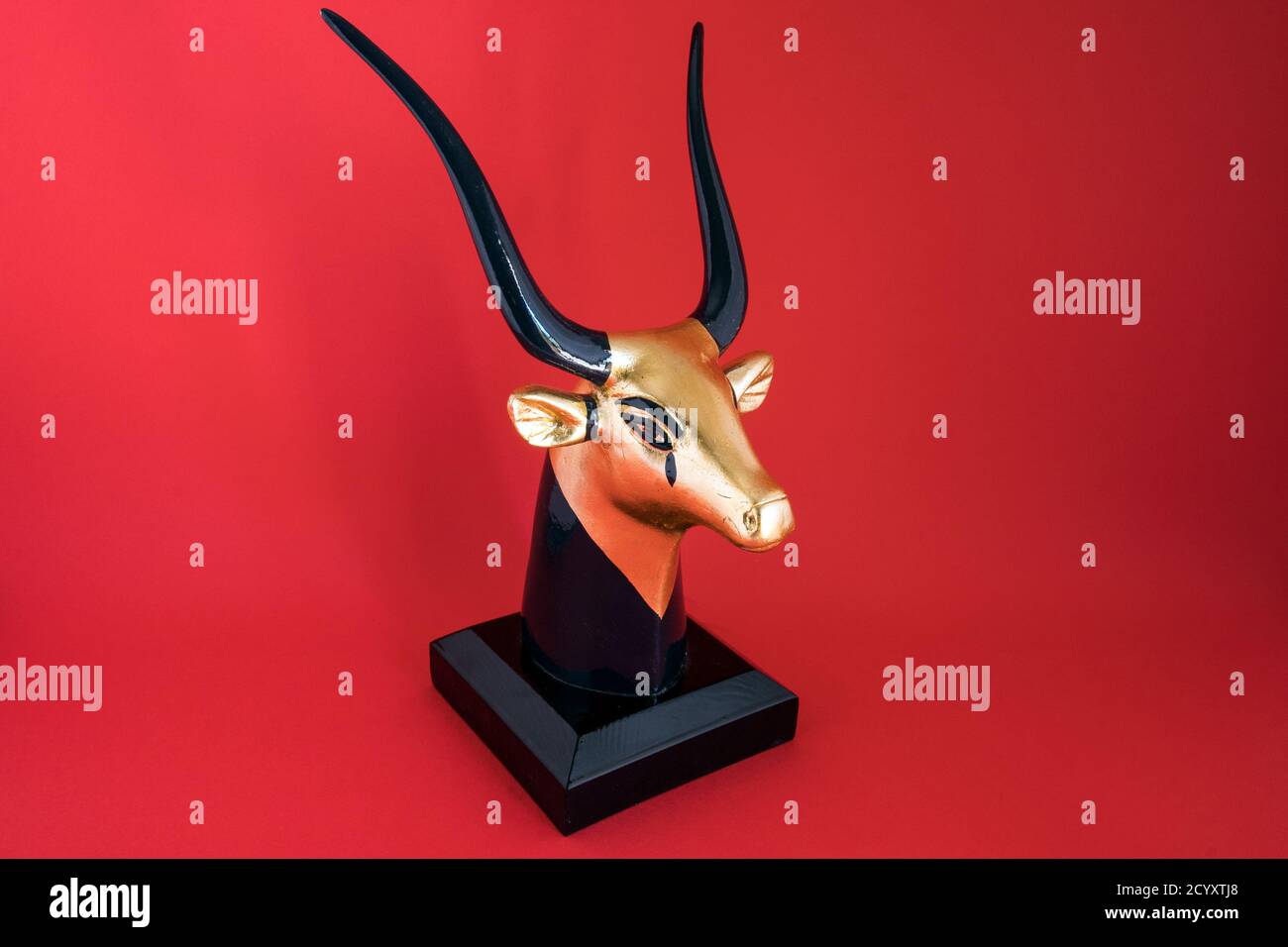 Beautiful handmade Duplicate represents the cow-headed Ancient Egyptian ...