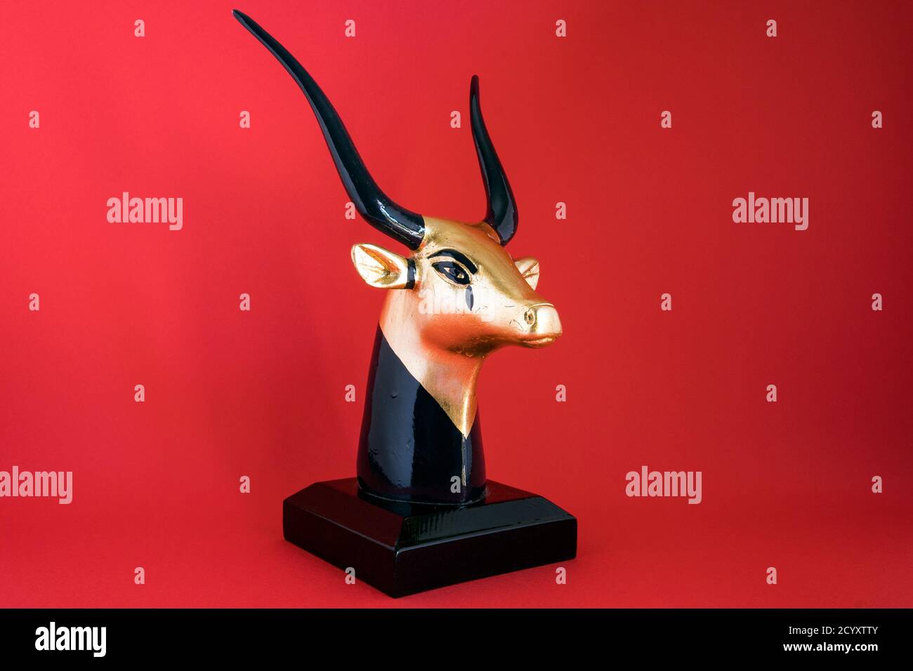 Beautiful handmade Duplicate represents the cow-headed Ancient Egyptian ...