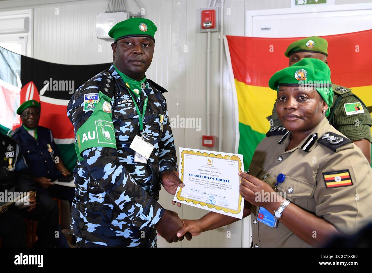 On January 26, 2019, Christine Alalo, acting AMISOM Police Commissioner ...