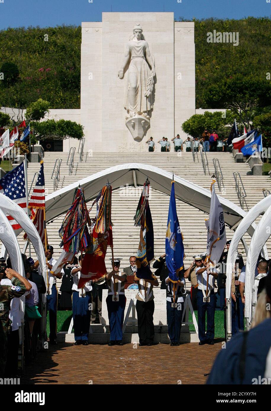 Joint service color guard hi-res stock photography and images - Alamy