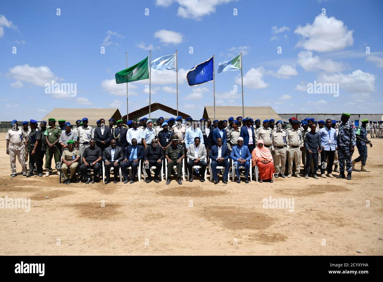 Senior officials from AMISOM, the Somali government, and HirShabelle ...