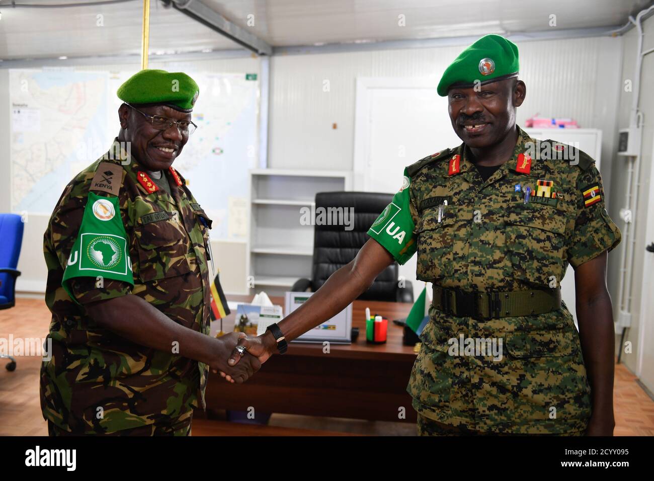 On February 20, 2019, a handover ceremony was held in Mogadishu for the outgoing AMISOM Deputy ...
