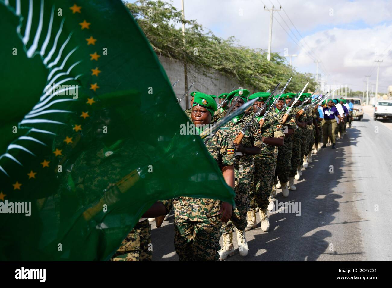 Female Peacekeepers of the African Union Mission in Somalia (AMISOM ...