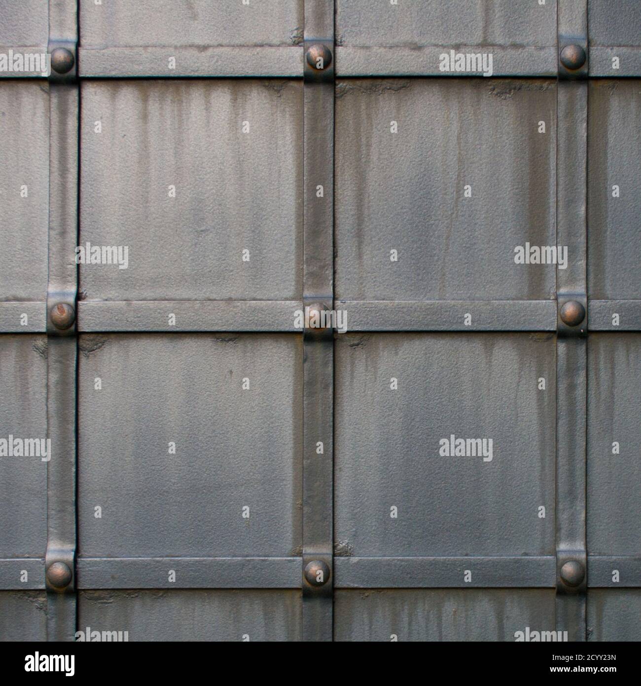 Grunge gray metal texture background with rivets Stock Photo - Alamy