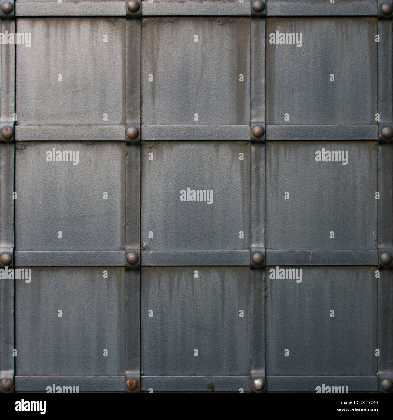 Grunge gray metal texture background with rivets Stock Photo - Alamy