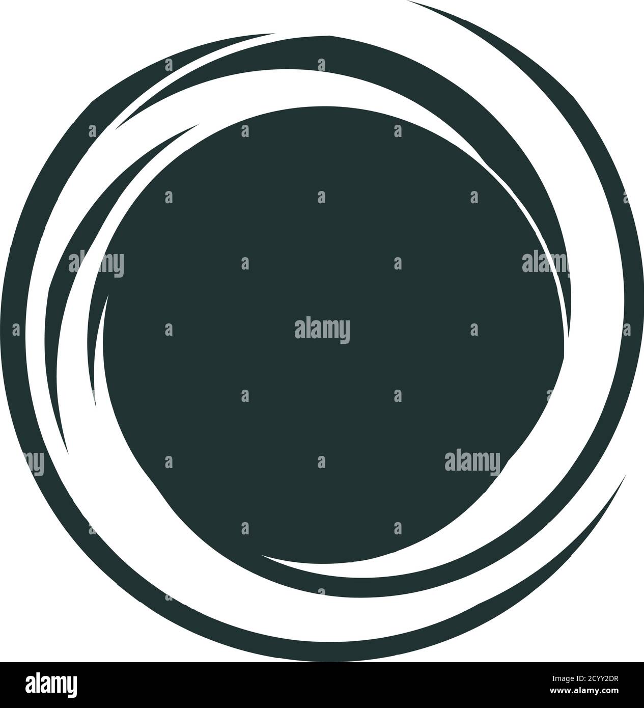 Cyber-cyberpunk, sci-fi geometric circles, rings. Hi-tech HUD elements ...